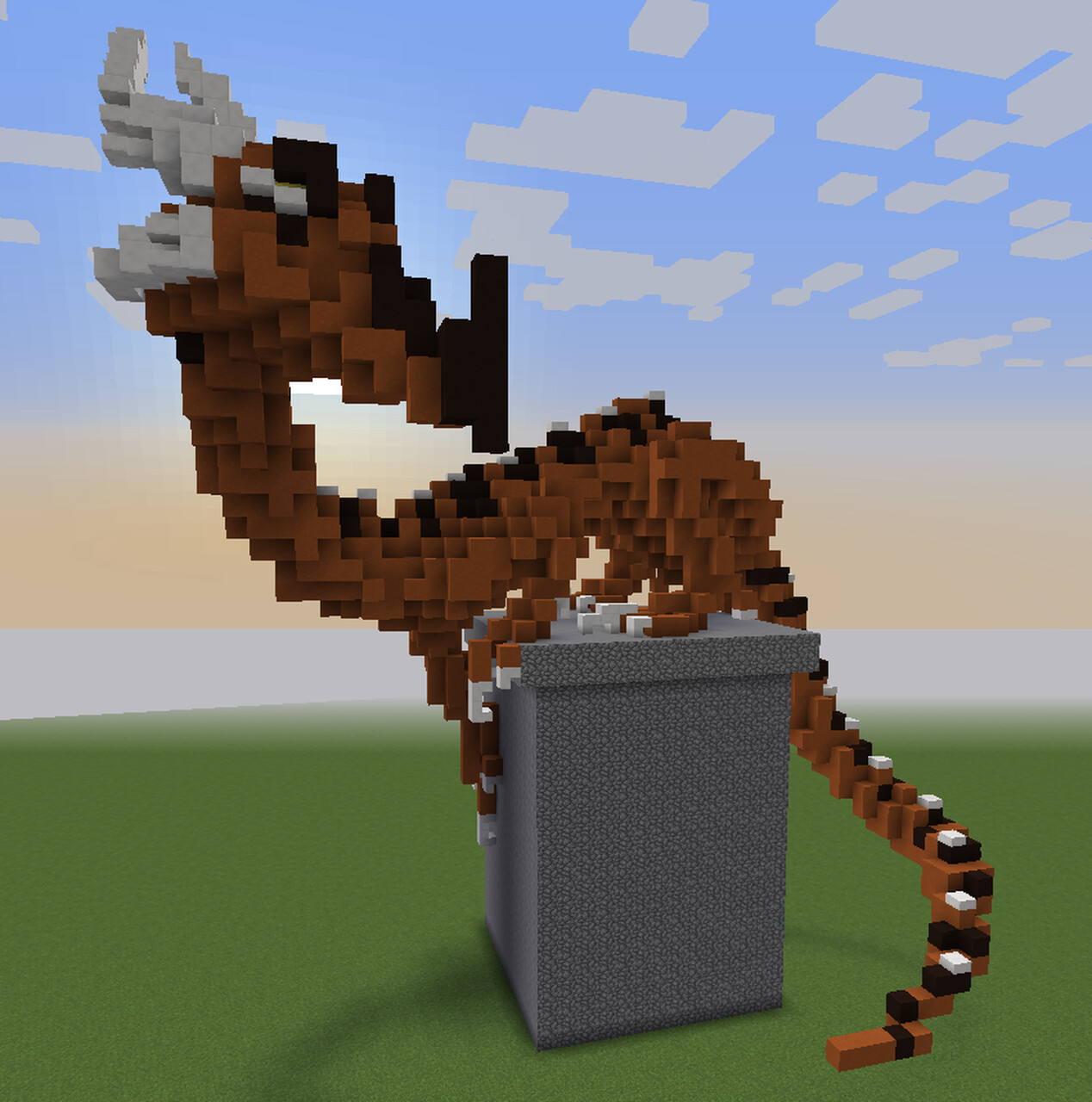 Pedestal Dragon Minecraft Map