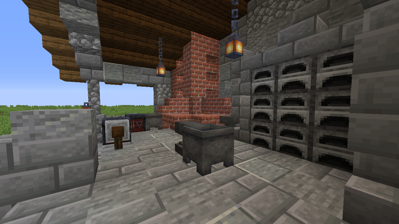 Medieval Blacksmith House Minecraft Map