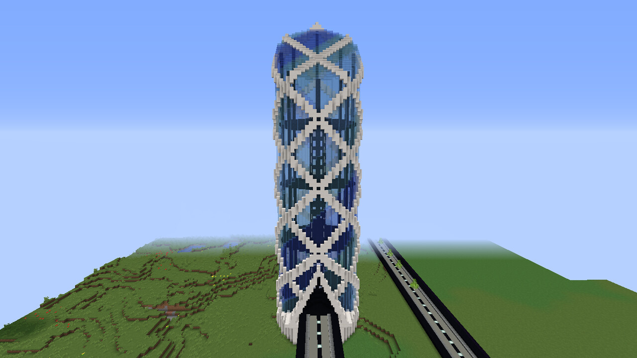 Futuristic tower Minecraft Map