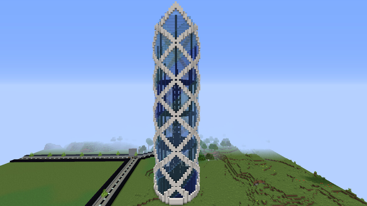 Futuristic tower Minecraft Map