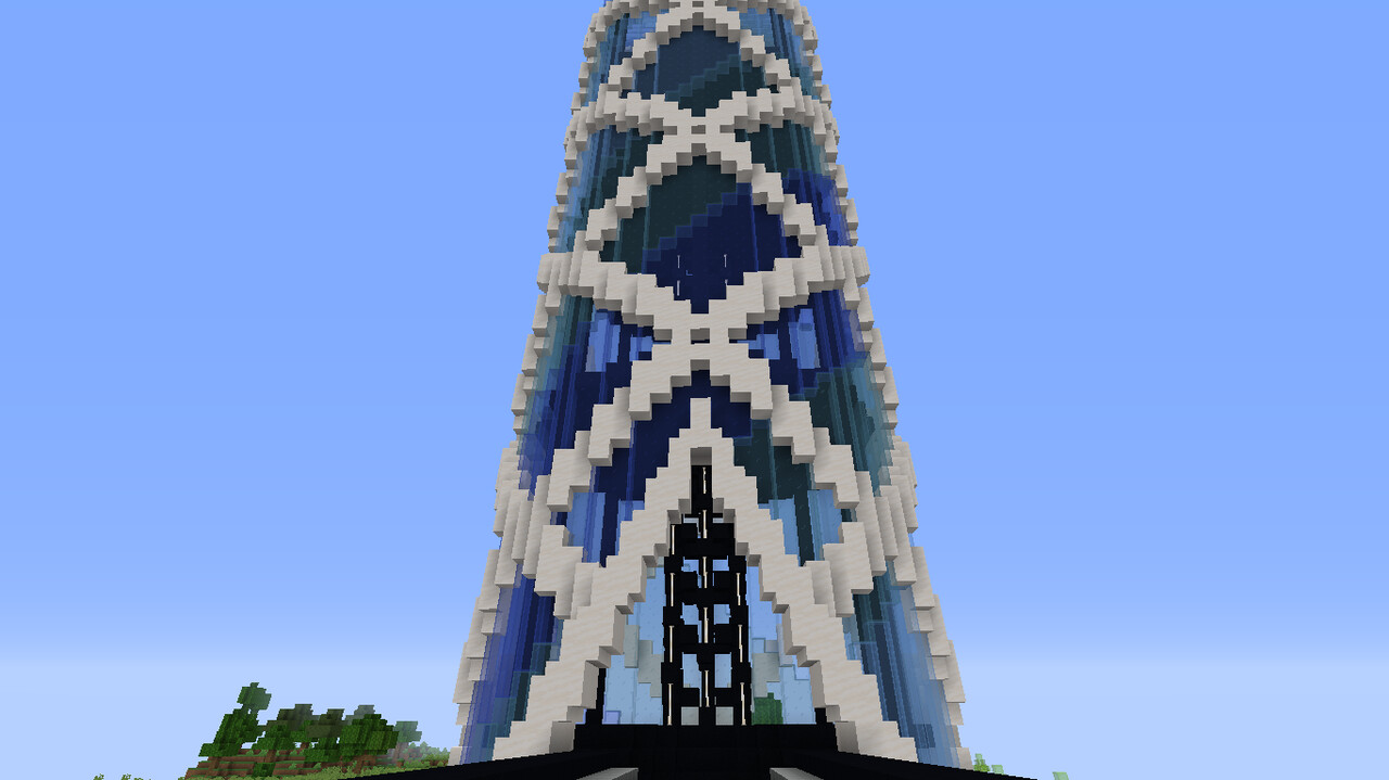 Futuristic tower Minecraft Map