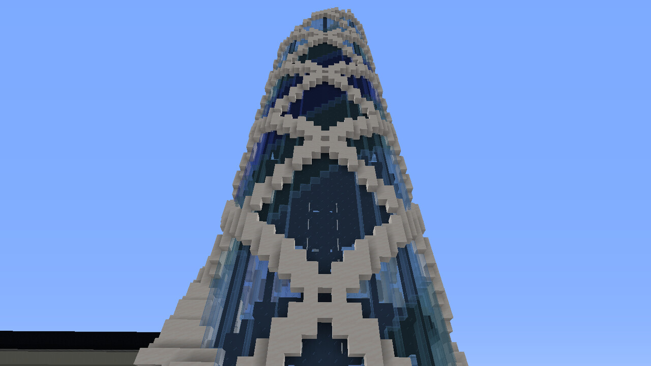 Futuristic tower Minecraft Map