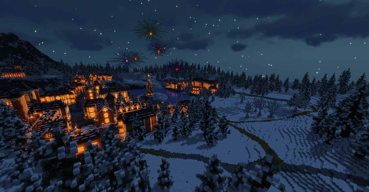 Dymshire - Cozy Winter Village (FBC) Minecraft Map