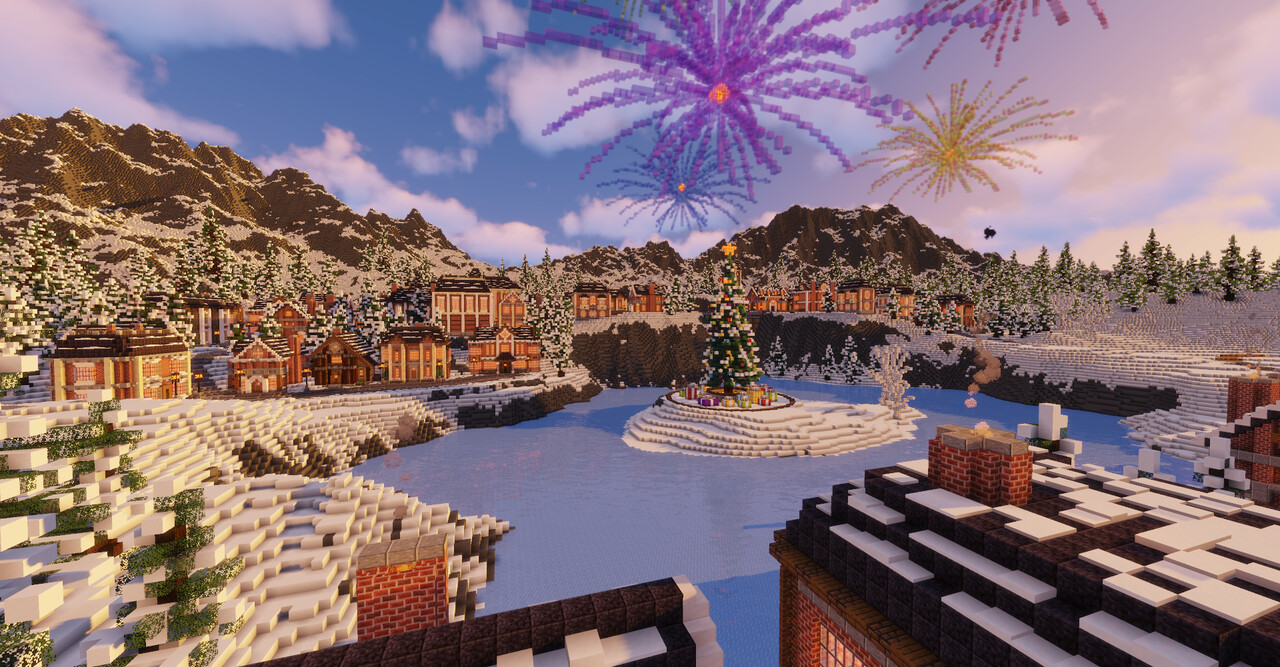 Dymshire - Cozy Winter Village (FBC) Minecraft Map