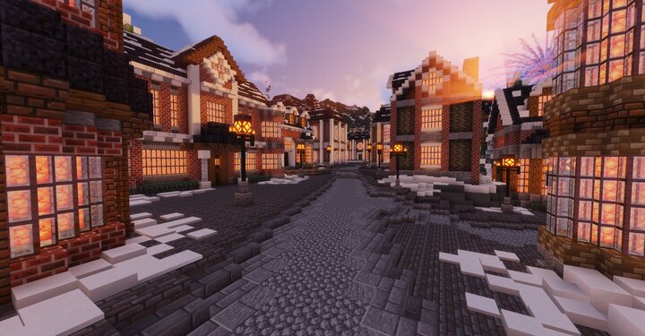 Dymshire - Cozy Winter Village (FBC) Minecraft Map