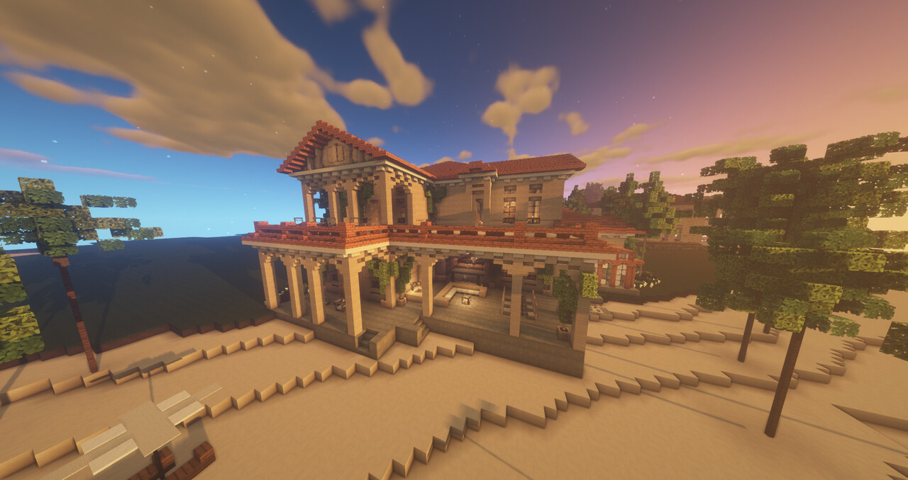 Mediterranean Home Minecraft Map