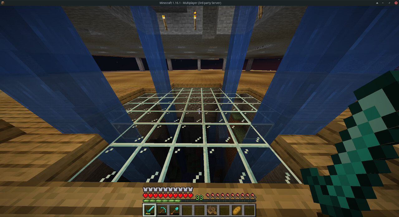 Mountain base. Minecraft Map