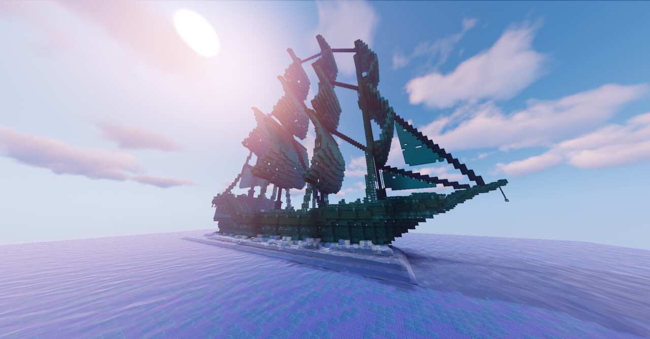 Ghost Pirate Ship | Minecraft Build Minecraft Map
