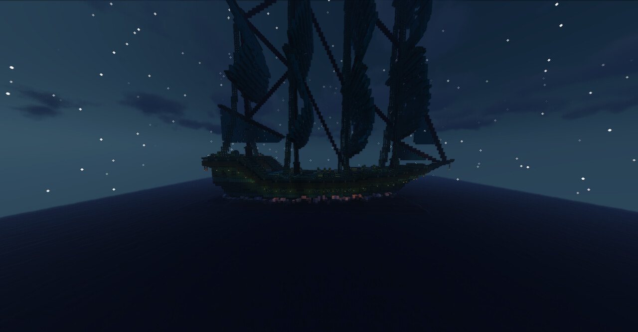 Ghost Pirate Ship | Minecraft Build Minecraft Map