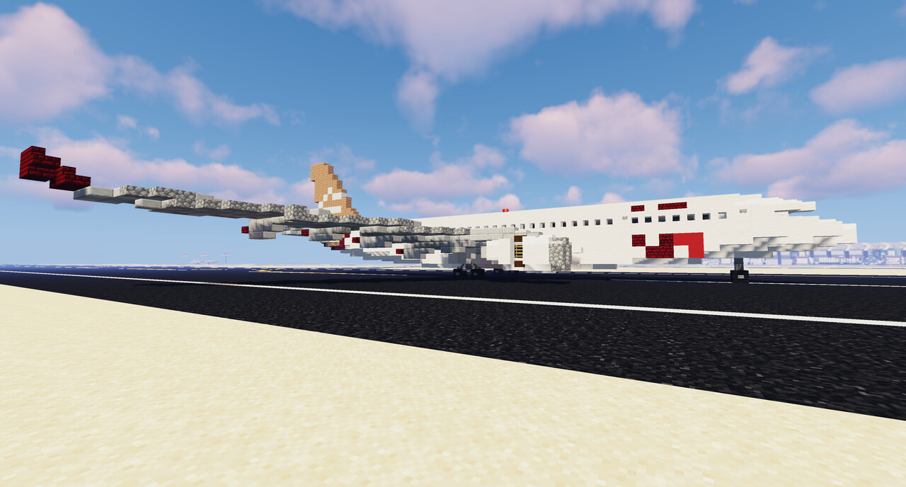 Libyan Airlines A330-200 (1:1) Minecraft Map