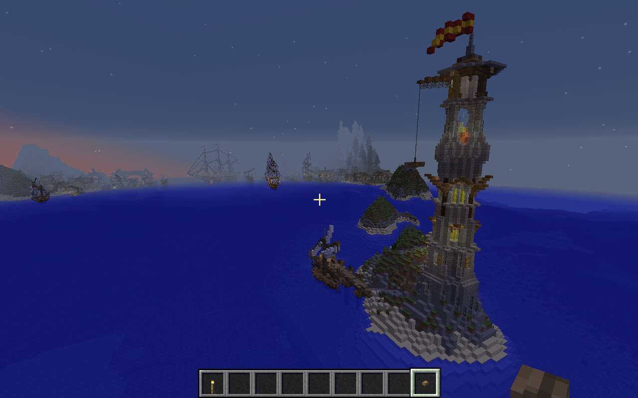 Medieval lighthouse Minecraft Map