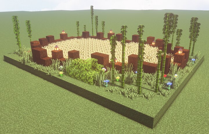 Tranquil Dark Oak Garden Minecraft Map