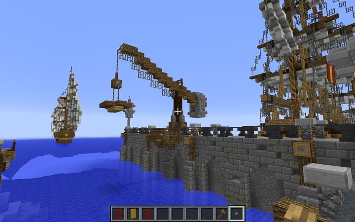 Medieval cranes Minecraft Map
