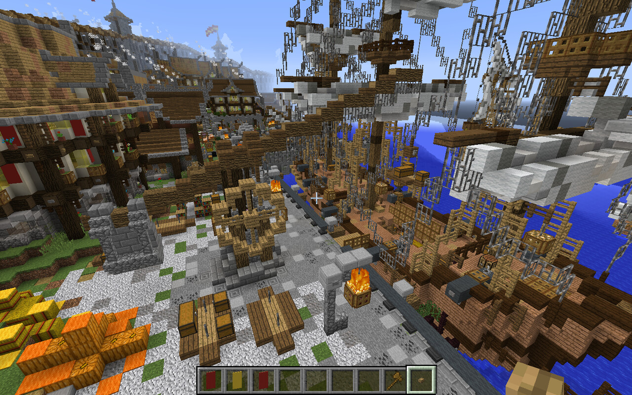 Medieval cranes Minecraft Map