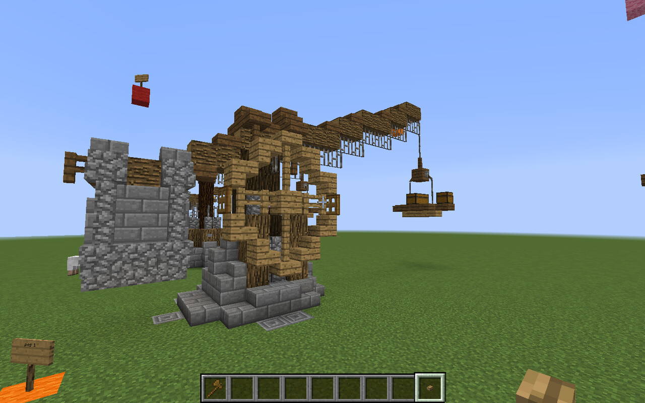 Medieval cranes Minecraft Map
