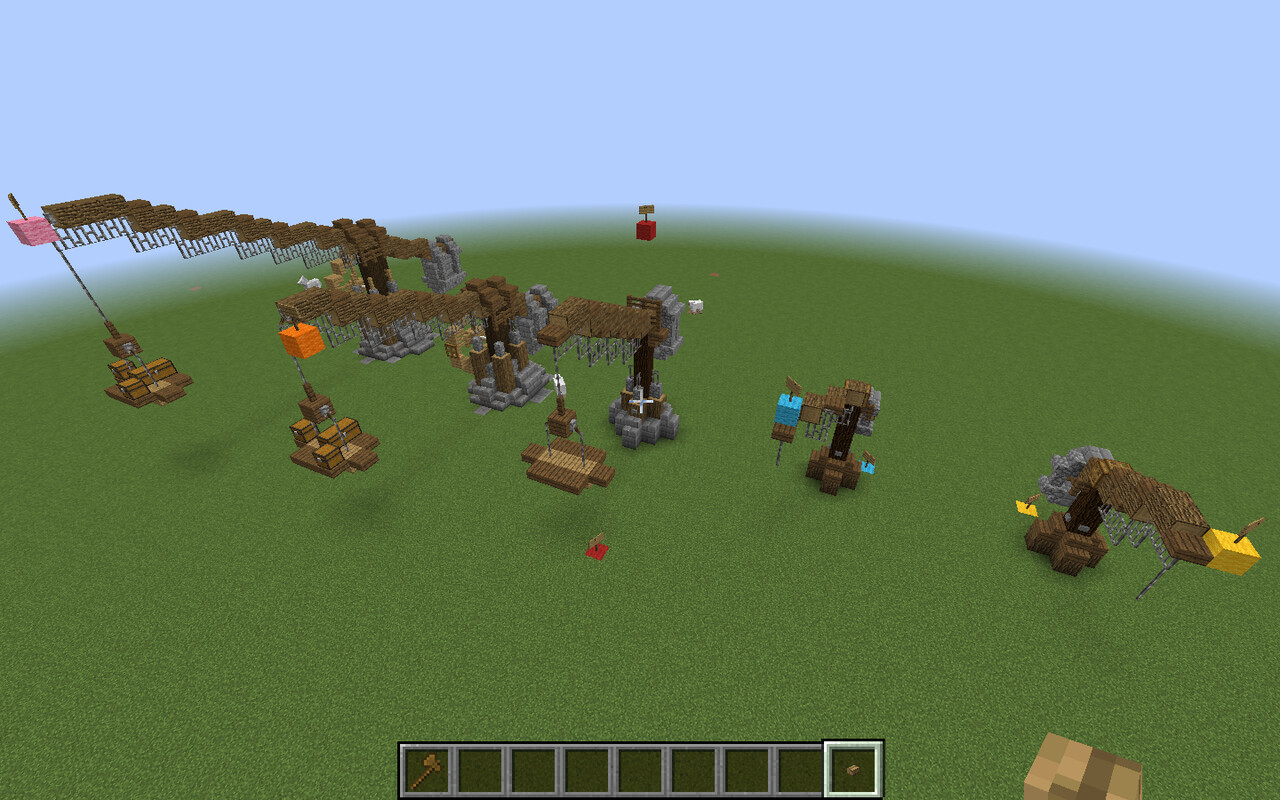 Medieval cranes Minecraft Map