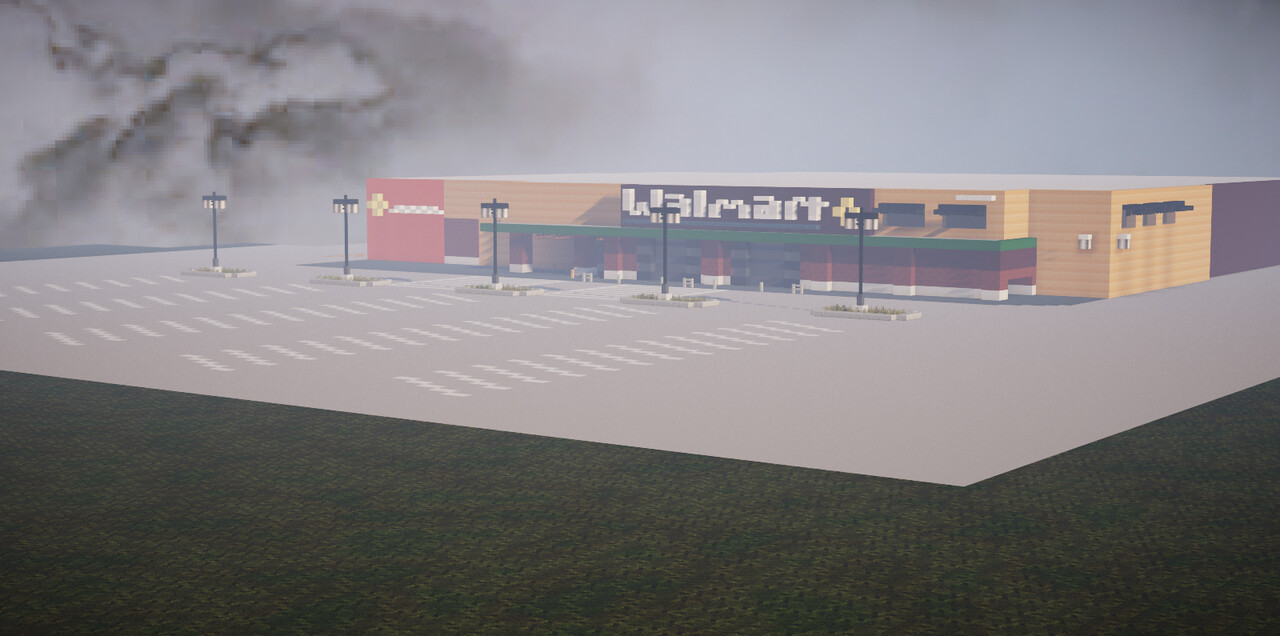 Walmart Neighborhood Market Minecraft Map