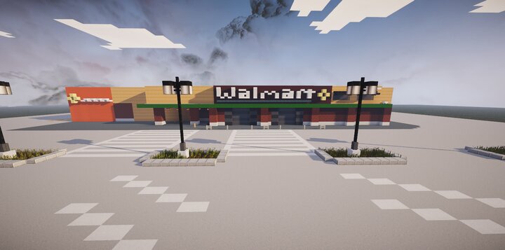 Walmart Neighborhood Market Minecraft Map