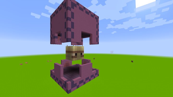 Shulker Statue Block Game City V1 Minecraft Map