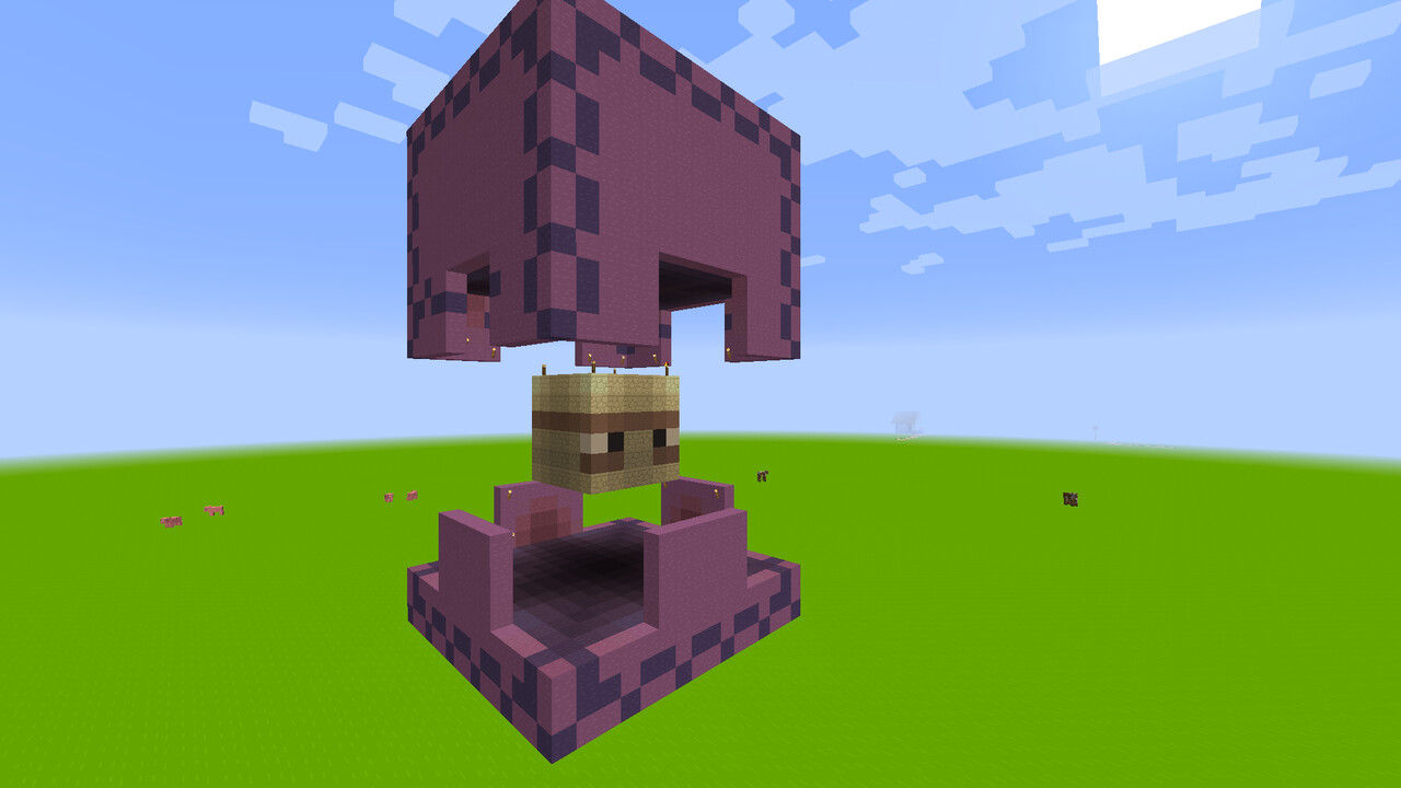 Shulker Statue Block Game City V1 Minecraft Map