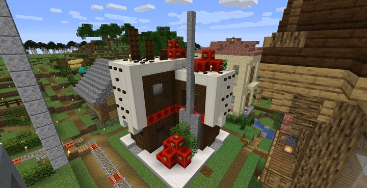 The Chocolate Strawberry Cake House Minecraft Map