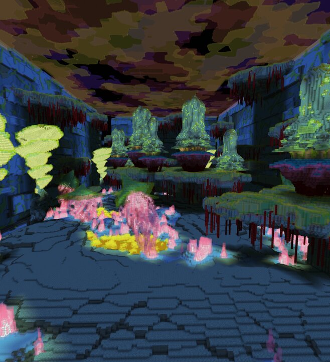 Shrooms. Showcase terrain. Smol Minecraft Map