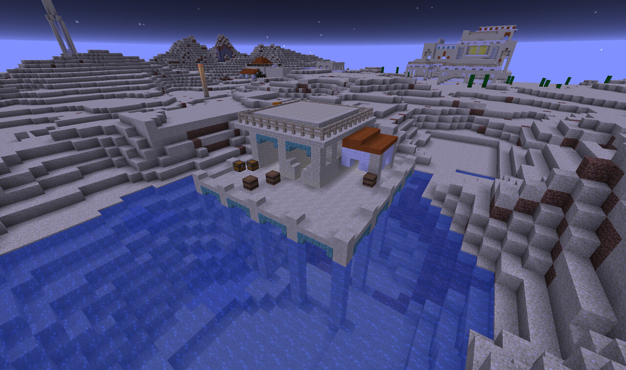 Age of Empires II - Near East Docks Minecraft Map