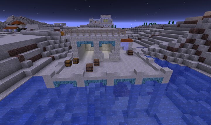 Age of Empires II - Near East Docks Minecraft Map