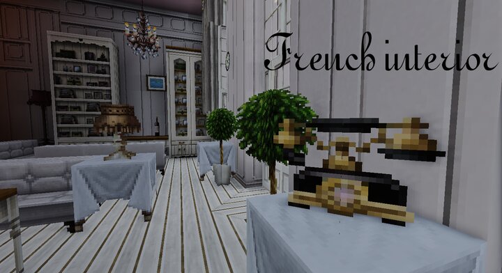 French interior Minecraft Map