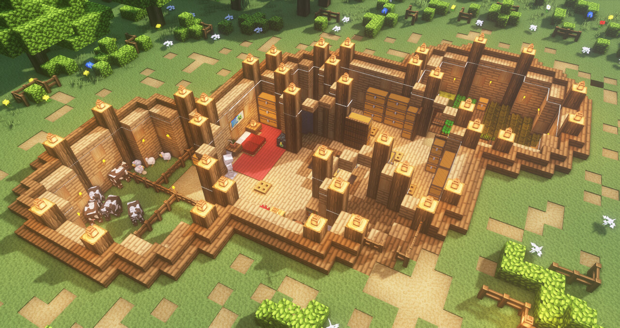 Ultimate Underground Survival Base - Easy Wooden Underground Starter ...