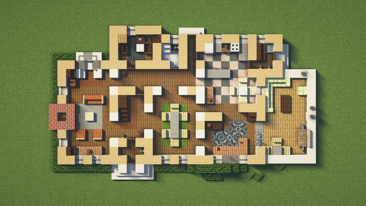 1950s Home [Full Interior with Download] - Bergen County, NJ Minecraft Map