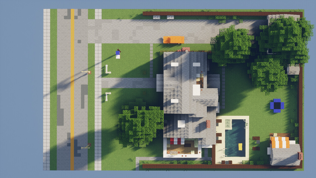 1950s Home [Full Interior with Download] - Bergen County, NJ Minecraft Map