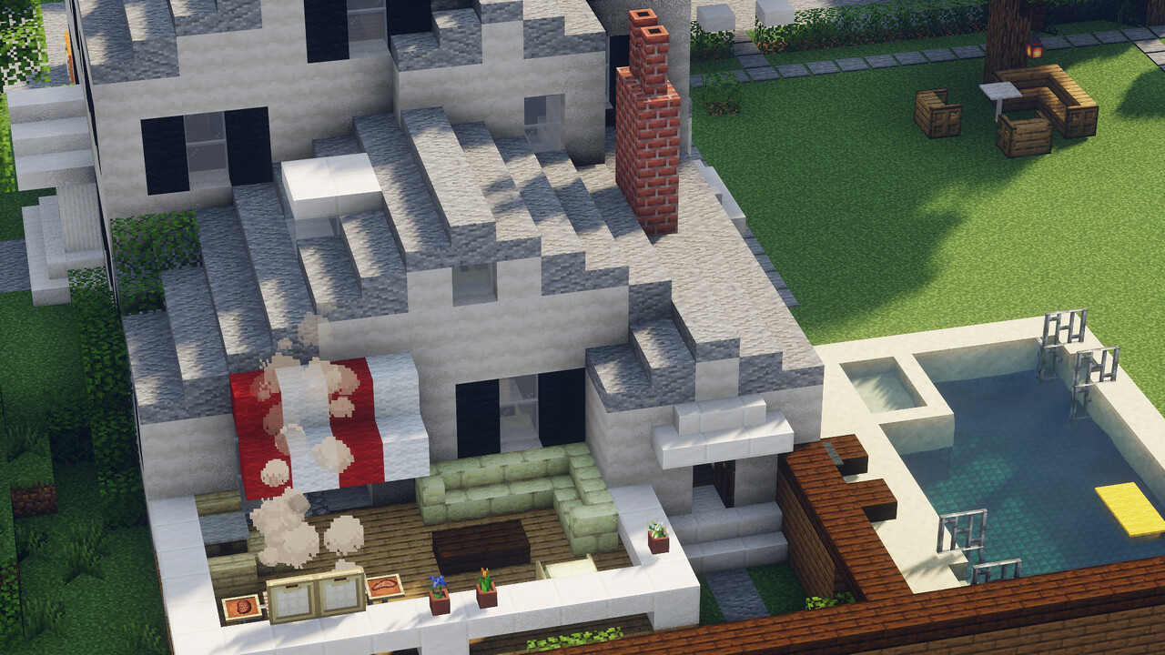 1950s Home [Full Interior with Download] - Bergen County, NJ Minecraft Map