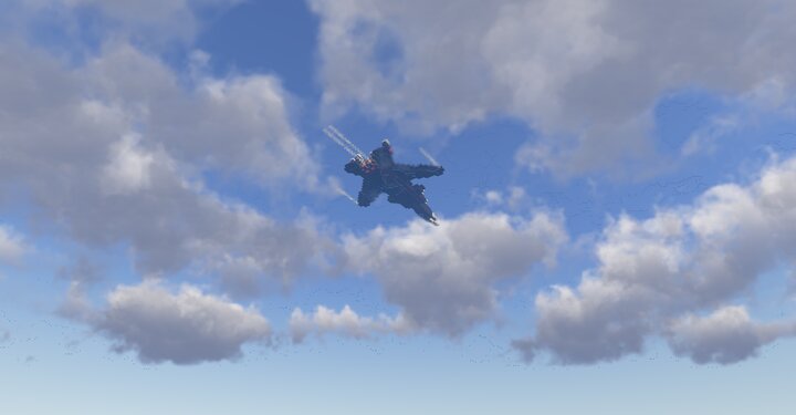 2:1 Sukhoi Su-47 Berkut Minecraft Map