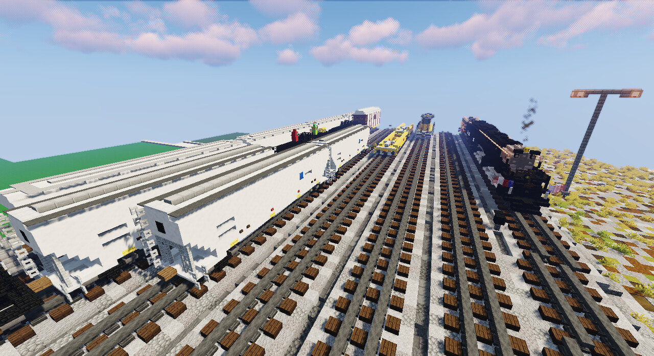 Union Pacific Railyard Minecraft Map