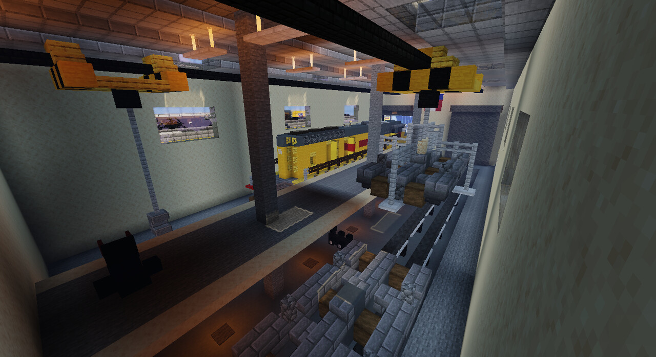 Union Pacific Railyard Minecraft Map