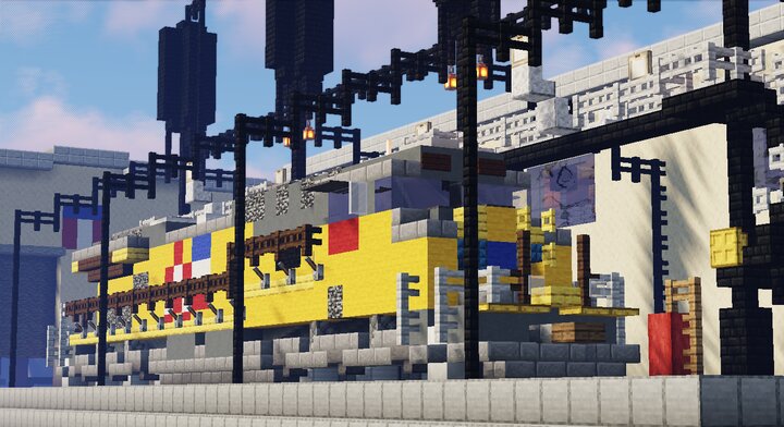 Union Pacific Railyard Minecraft Map