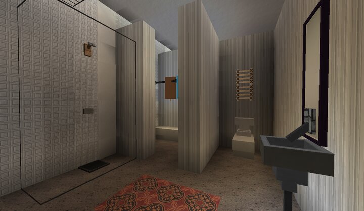 Stylish Modern House (White Version) Minecraft Map