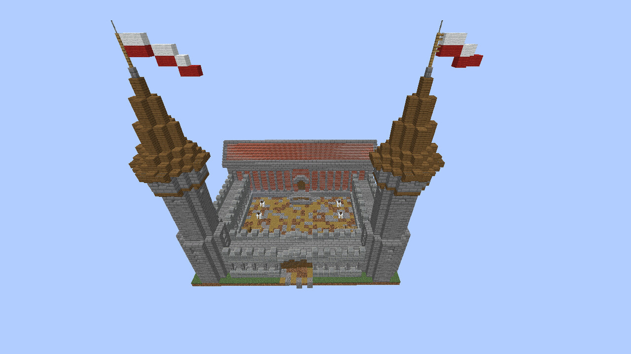 Medieval Barracks/Castle/Academy Minecraft Map