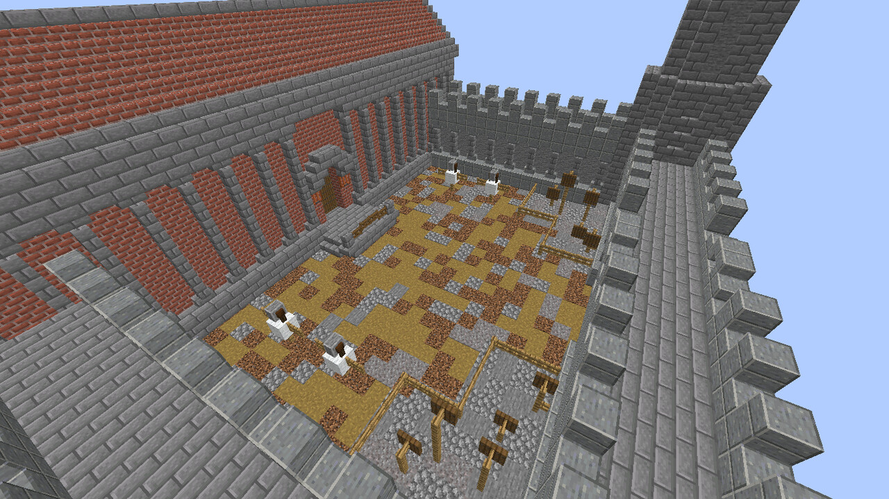 Medieval Barracks/Castle/Academy Minecraft Map