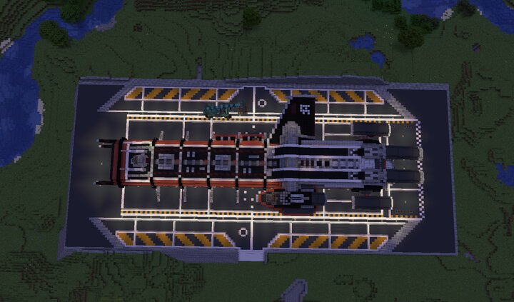 Minecraft Drake Caterpillar from Star citizen - Full Interior Minecraft Map