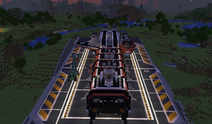 Minecraft Drake Caterpillar from Star citizen - Full Interior Minecraft Map