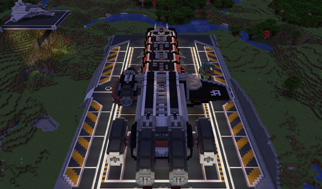 Minecraft Drake Caterpillar from Star citizen - Full Interior Minecraft Map