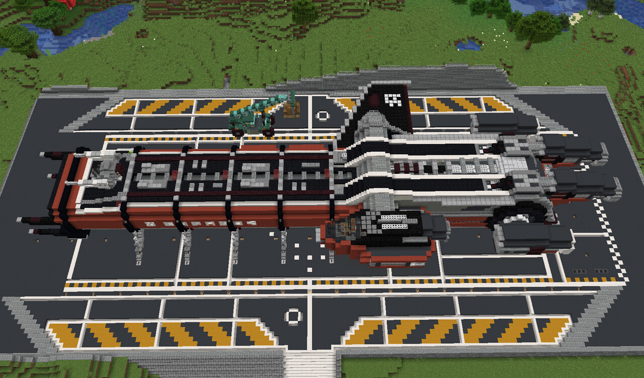 Minecraft Drake Caterpillar from Star citizen - Full Interior Minecraft Map