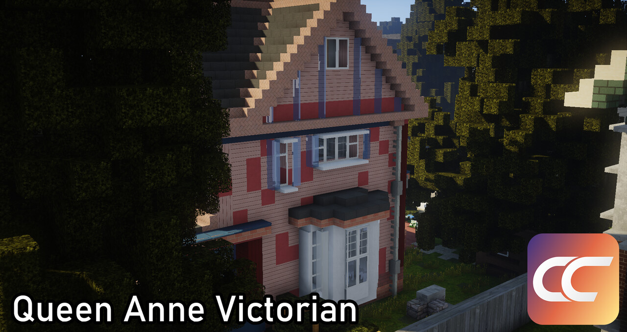 Queen Anne Victorian #3 | By: Sami3t | CCS Minecraft Map