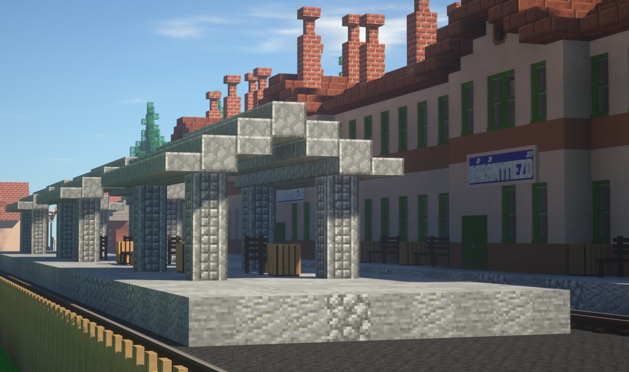 Rails of War Railway System Minecraft Map