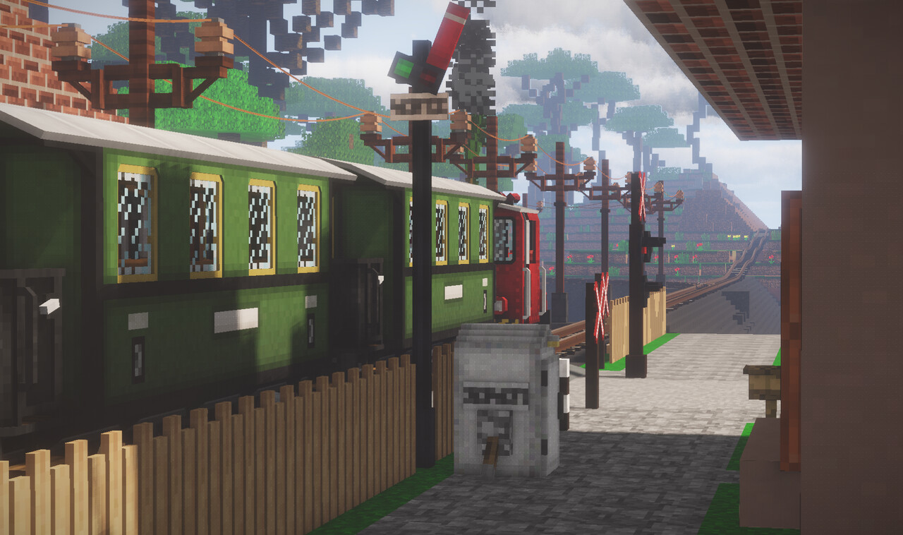 Rails of War Railway System Minecraft Map