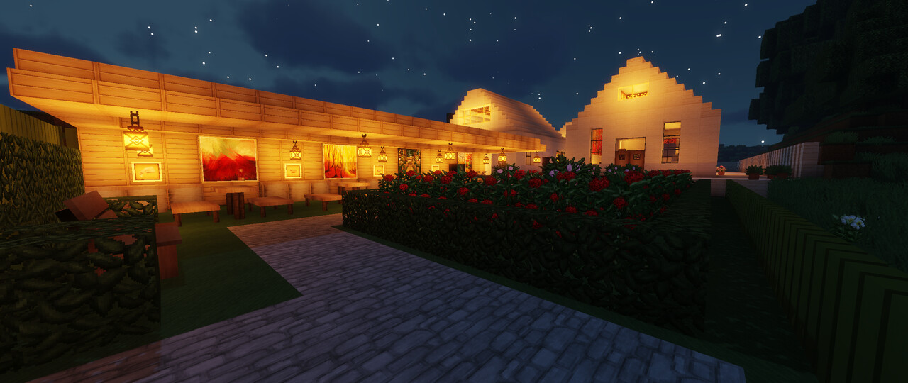 Beach House / Restaurant at Dugi otok Croatia Minecraft Map