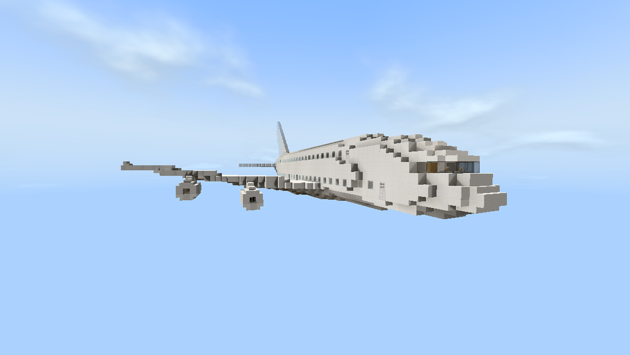 Airbus A380 Minecraft Map