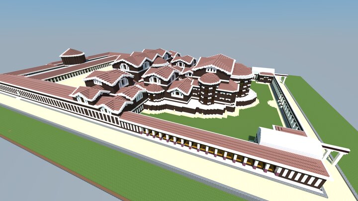 Imperial Baths of Augusta Treverorum Minecraft Map